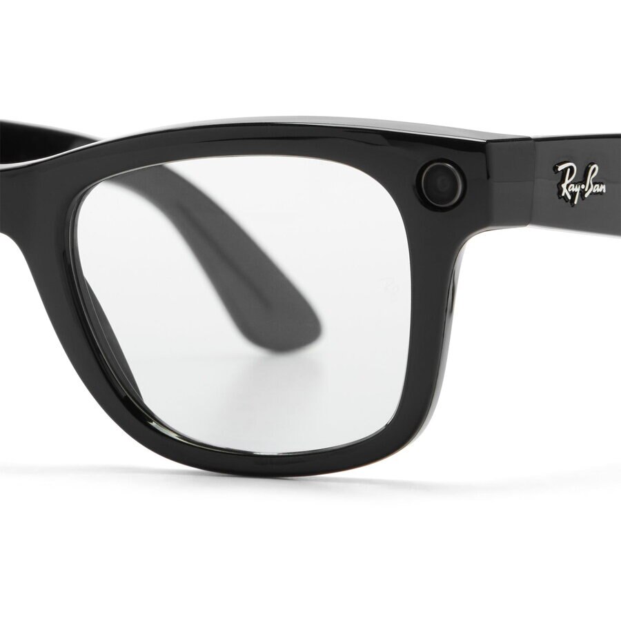 Ochelari Smart Ray-Ban Meta Wayfarer, Marime M, 32 GB stocare, Camera ...
