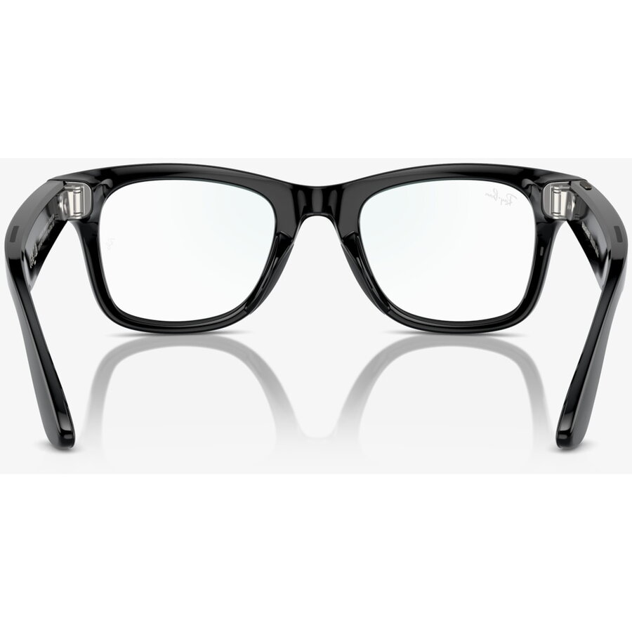 Ochelari Smart Ray-Ban Meta Wayfarer, Marime M, 32 GB stocare, Camera ...