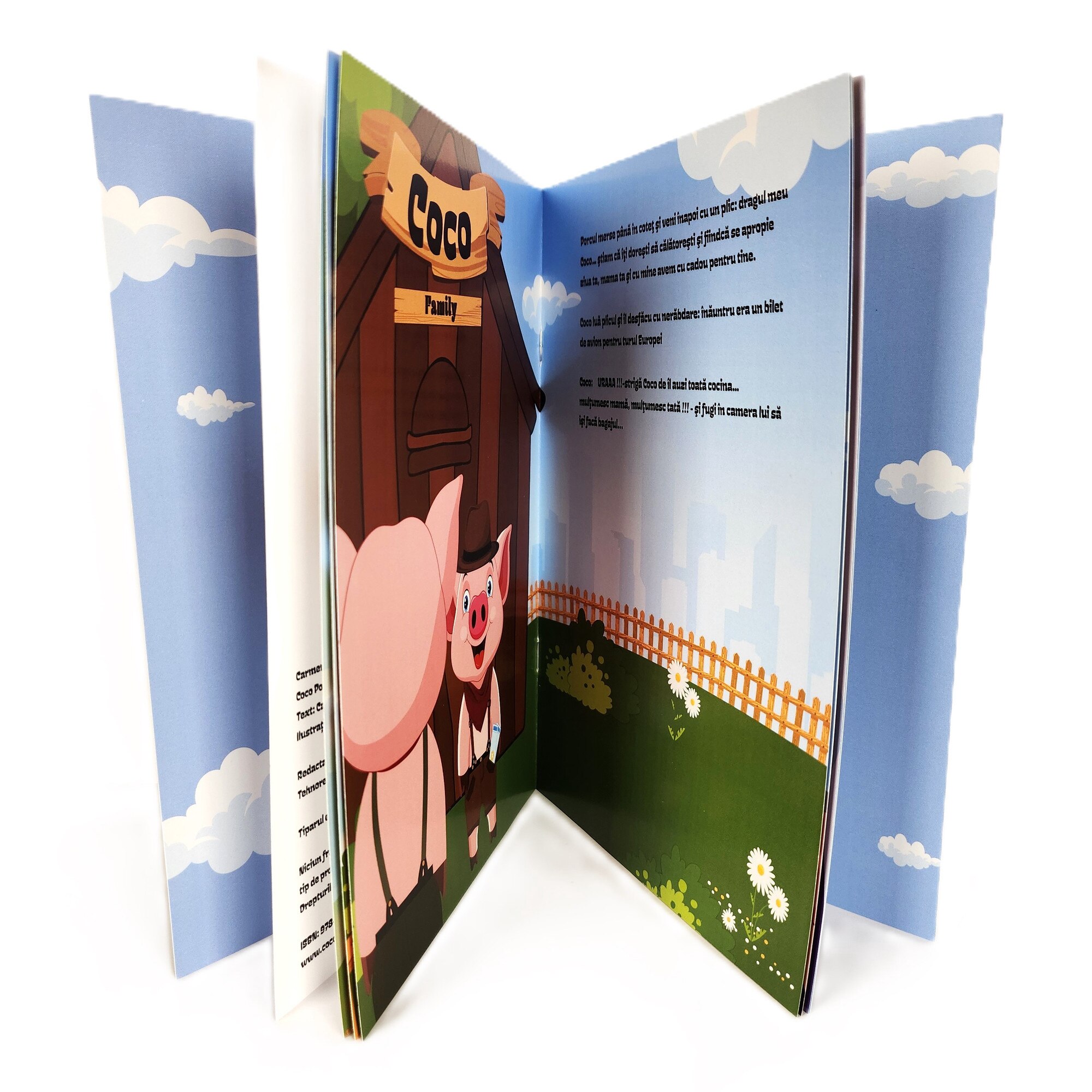 Poveste educativa pentru copii "Coco porcusorul aventurier" Volum 1 ...