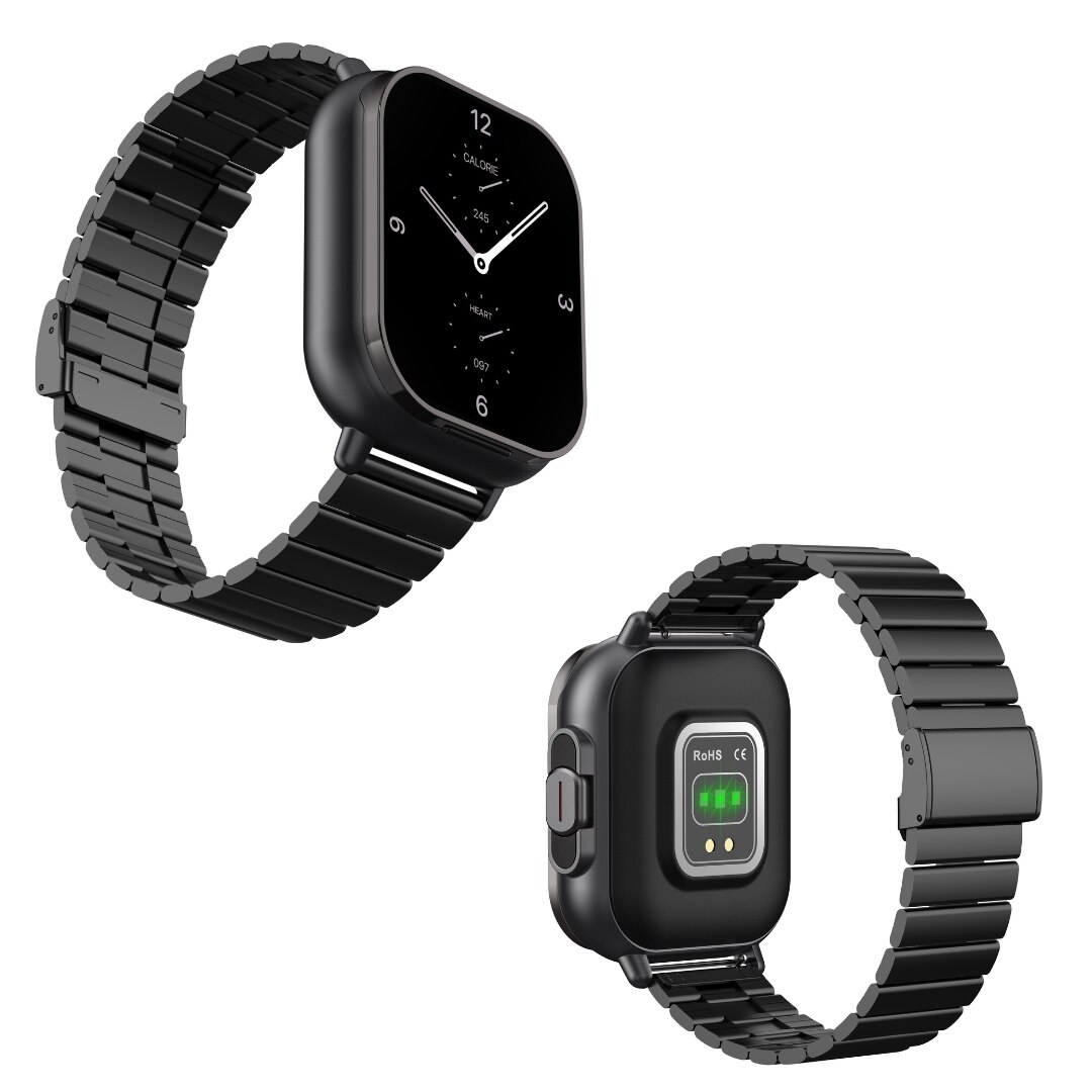 Ceas smartwatch 2in 1, casti Wireless incorporate, Louluna, compatibil ...