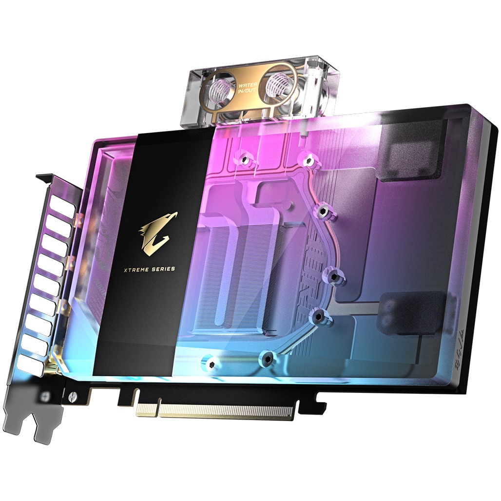 Видеокарта GIGABYTE AORUS GeForce RTX™ 5080 XTREME WATERFORCE WB, 16GB ...