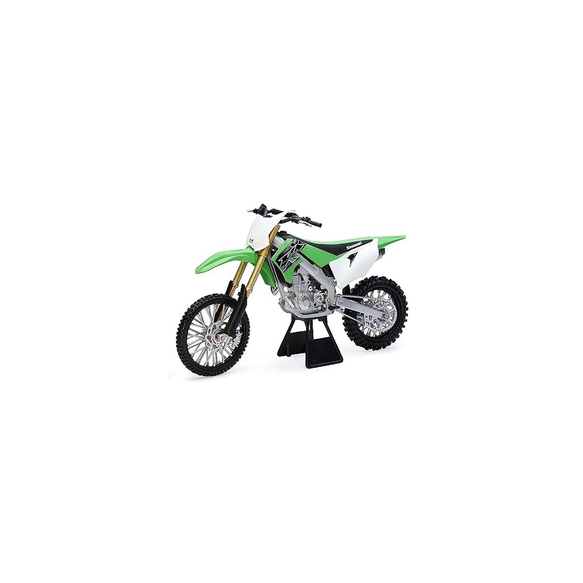 Macheta Motocicleta Kawasaki KX450 verde - 1/6 New Ray - eMAG.ro