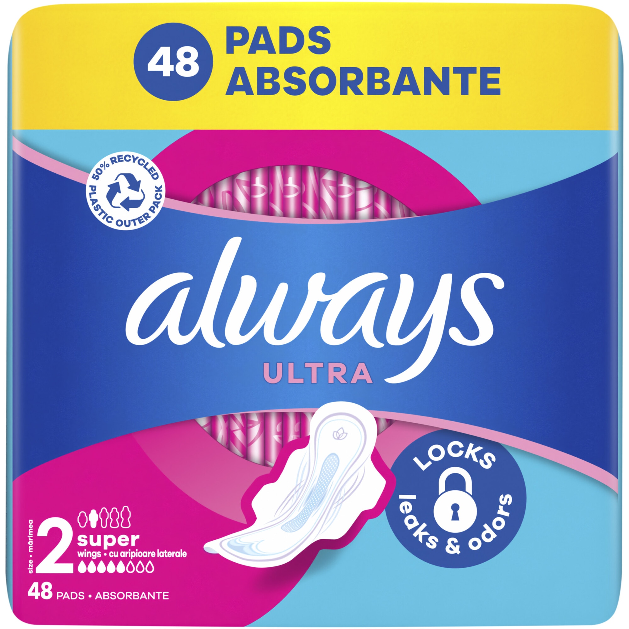 Absorbante Always Ultra Super, 48 buc - eMAG.ro