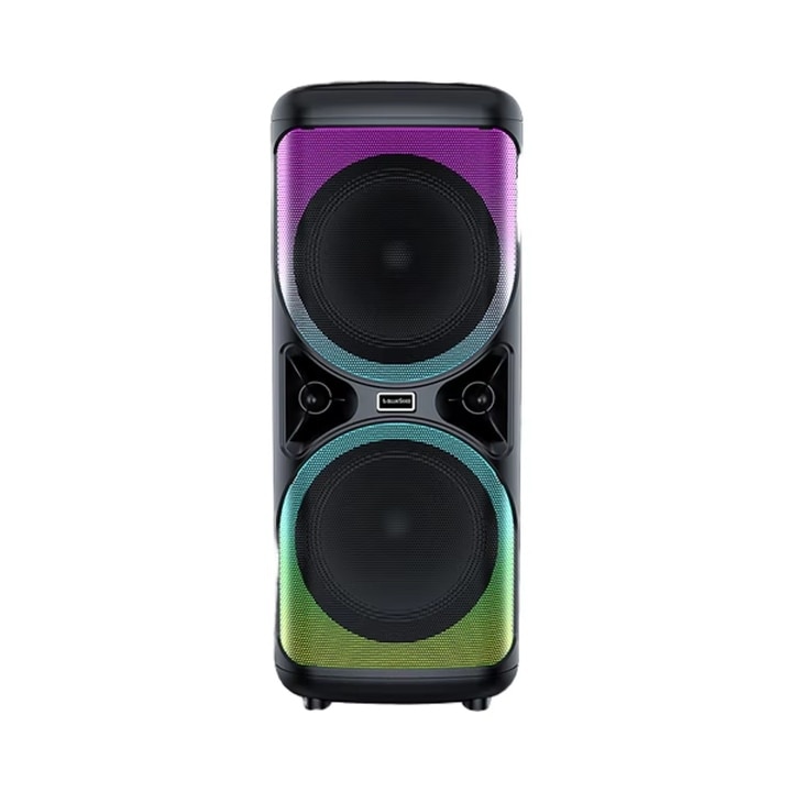 Boxa portabila cu lumini RGB, apel video, functie de telefon, lumina ...