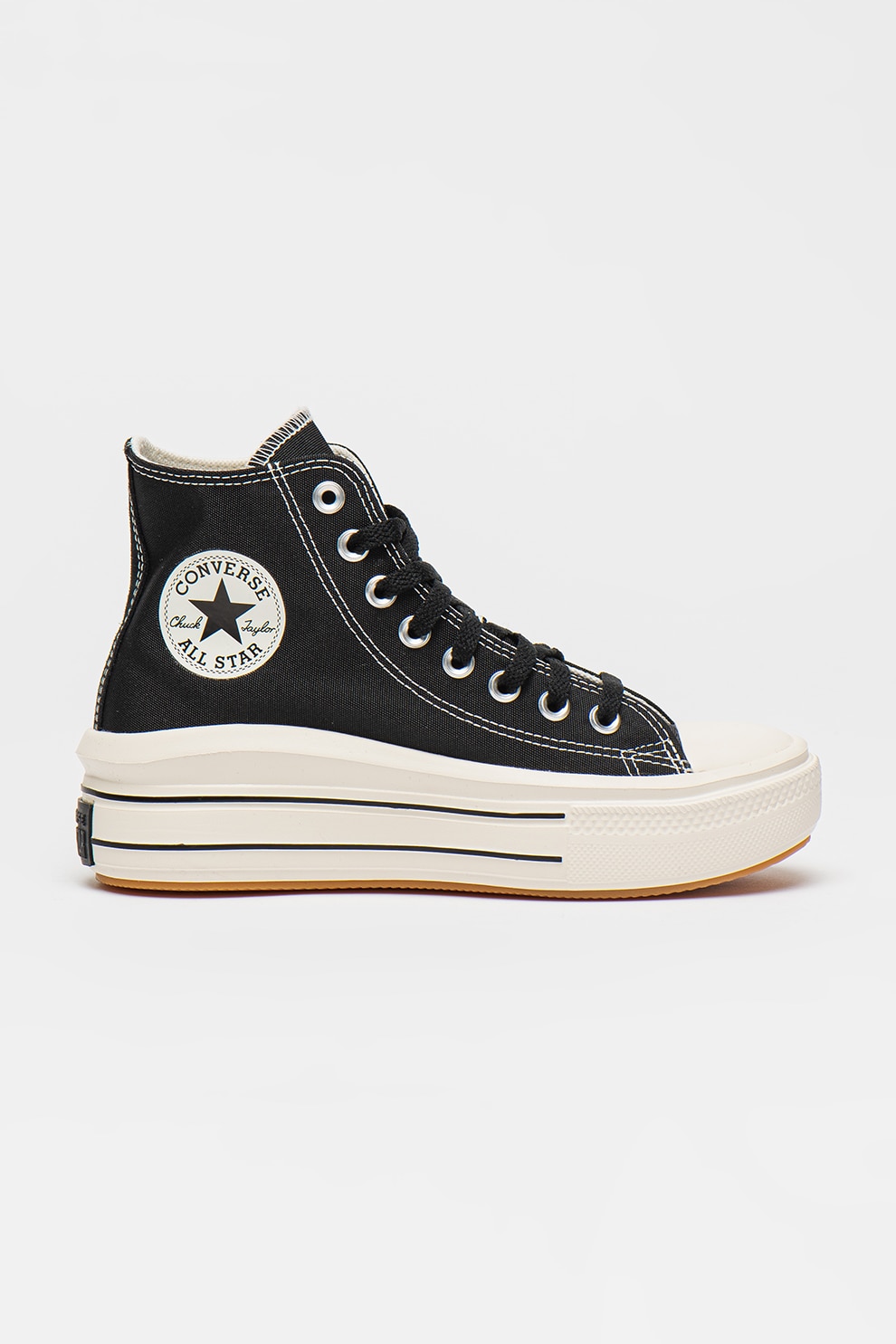 Converse, Tenisi inalti Chuck Taylor All Star, Negru, 5 - eMAG.ro
