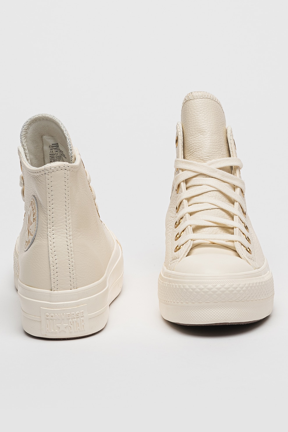 Converse, Pantofi sport cu platforma Chuck Taylor All Star Lift, Auriu ...