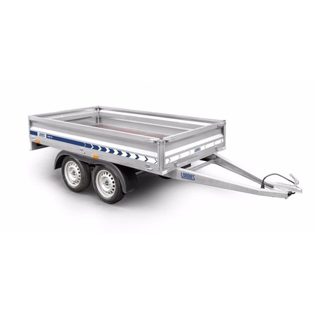 Remorca marca Lorries 2 axe, 750 kg, roti sub lada, picior de sprijin ...
