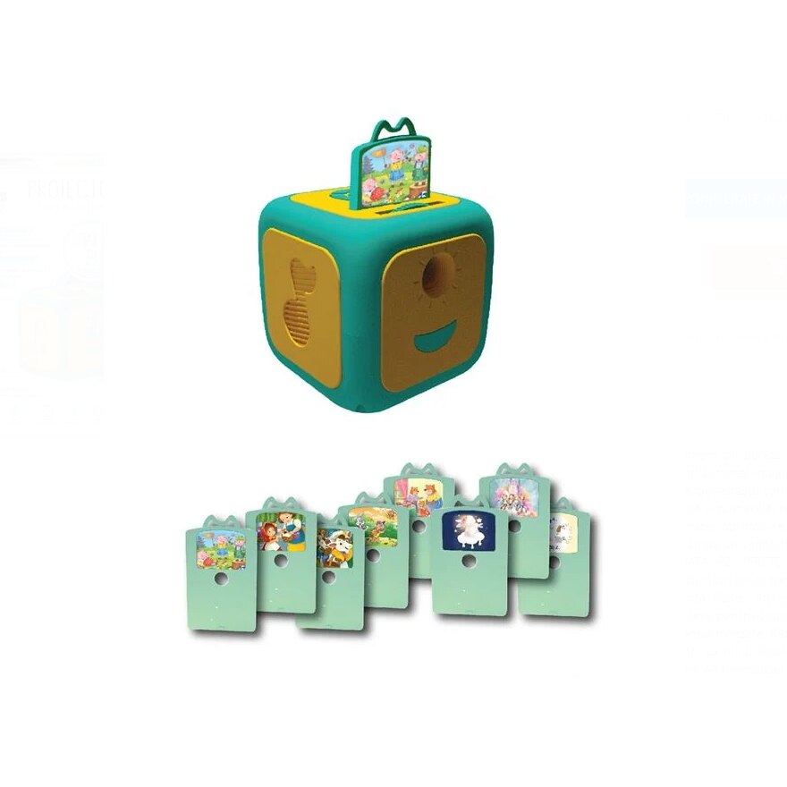 Proiector cu povesti, Educativ, cu 8 discuri - eMAG.ro