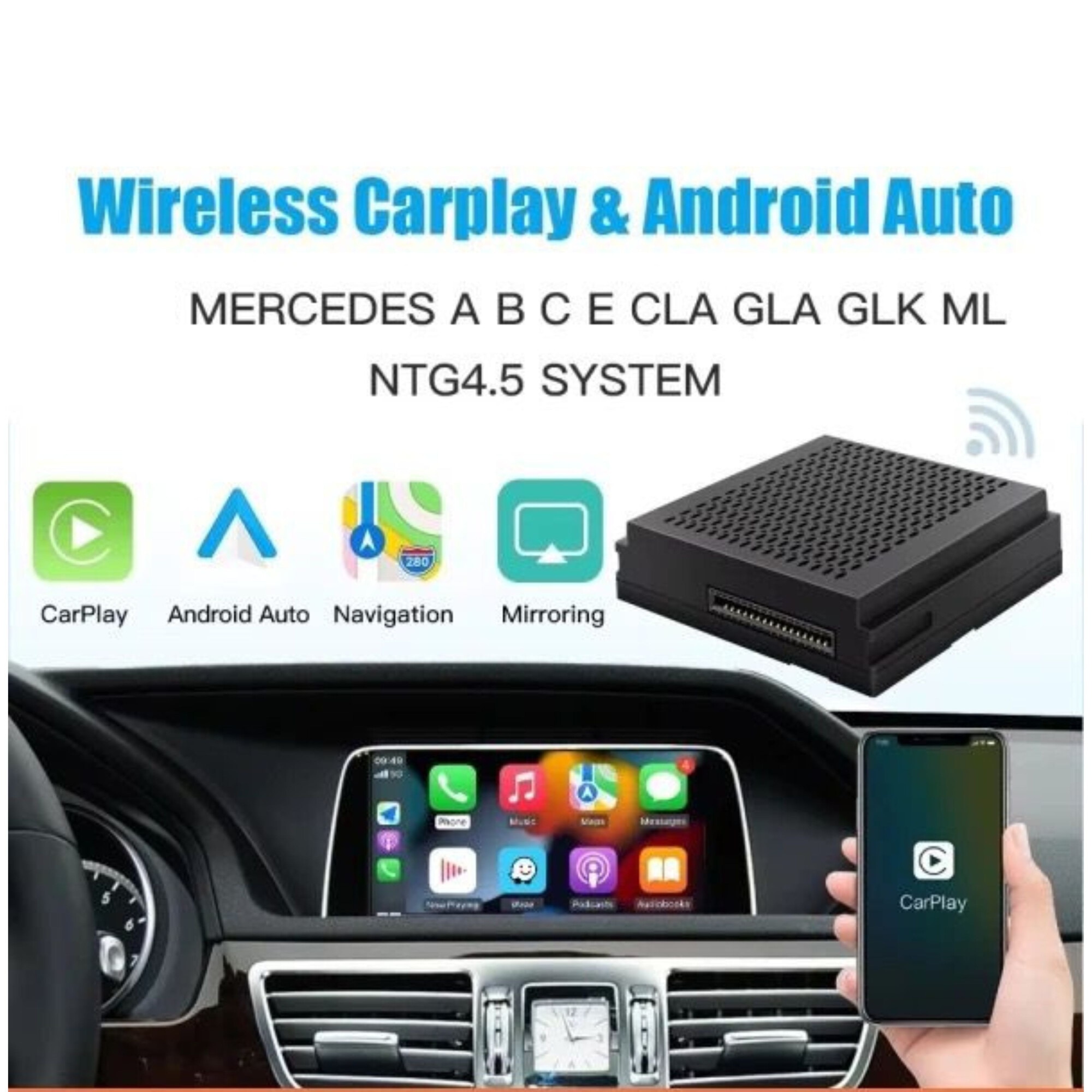Modul Becker wireless carplay / Android Auto Mirror Link AirPlay pentru ...