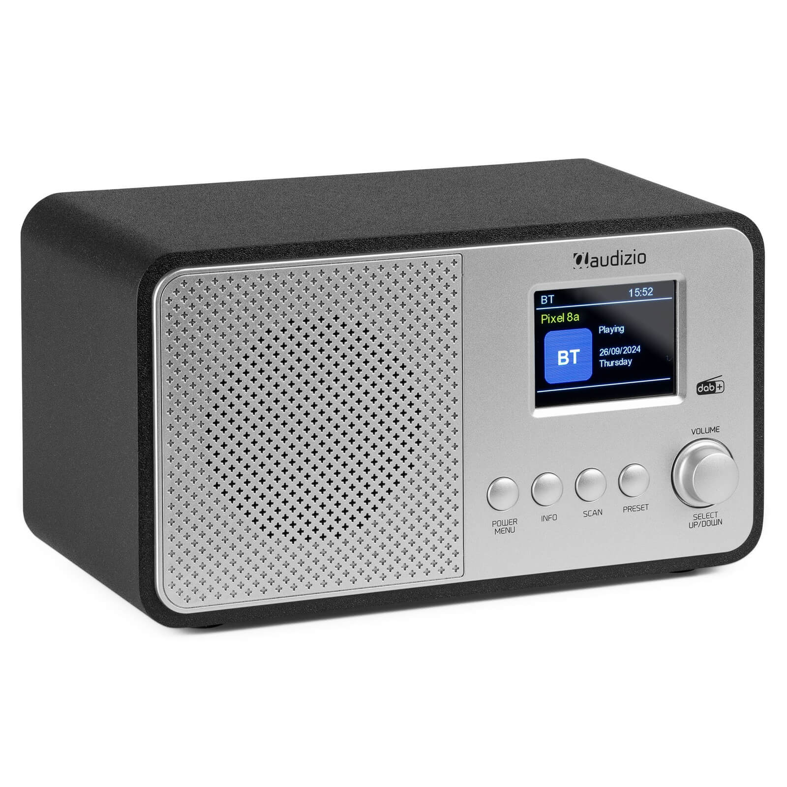 Audizio Avio FM / DAB+ rádió 30W, USB, Bluetooth – ezüst - eMAG.hu