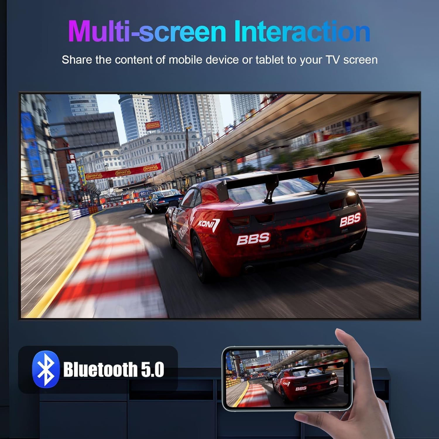 Smart tv box, 8K Ultra HD, Quad core ARM Cortex-A53, Android 13.0, 2.4G ...