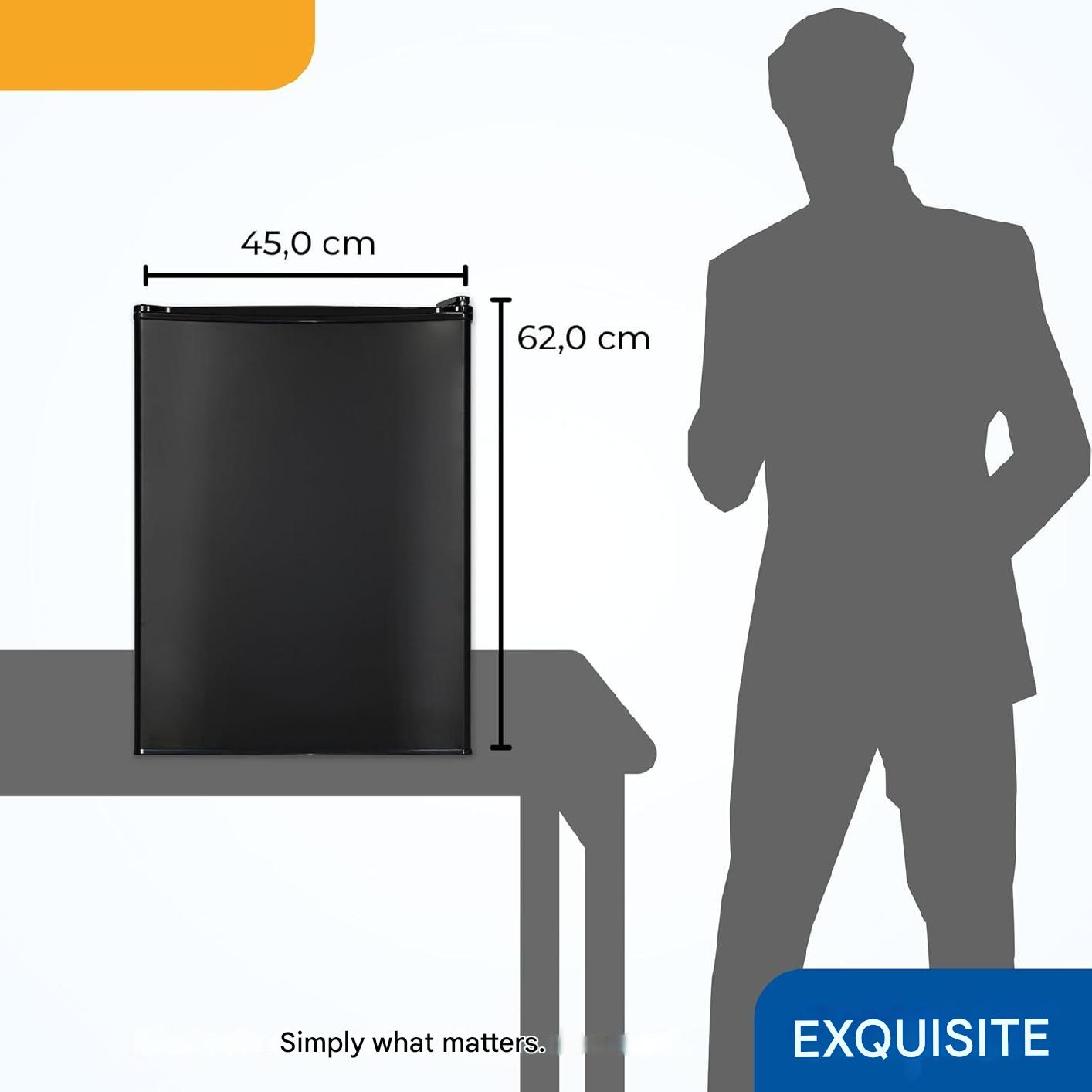 Frigider minibar Exquisit, H 62 cm, capacitate 52 litri, undercounter ...