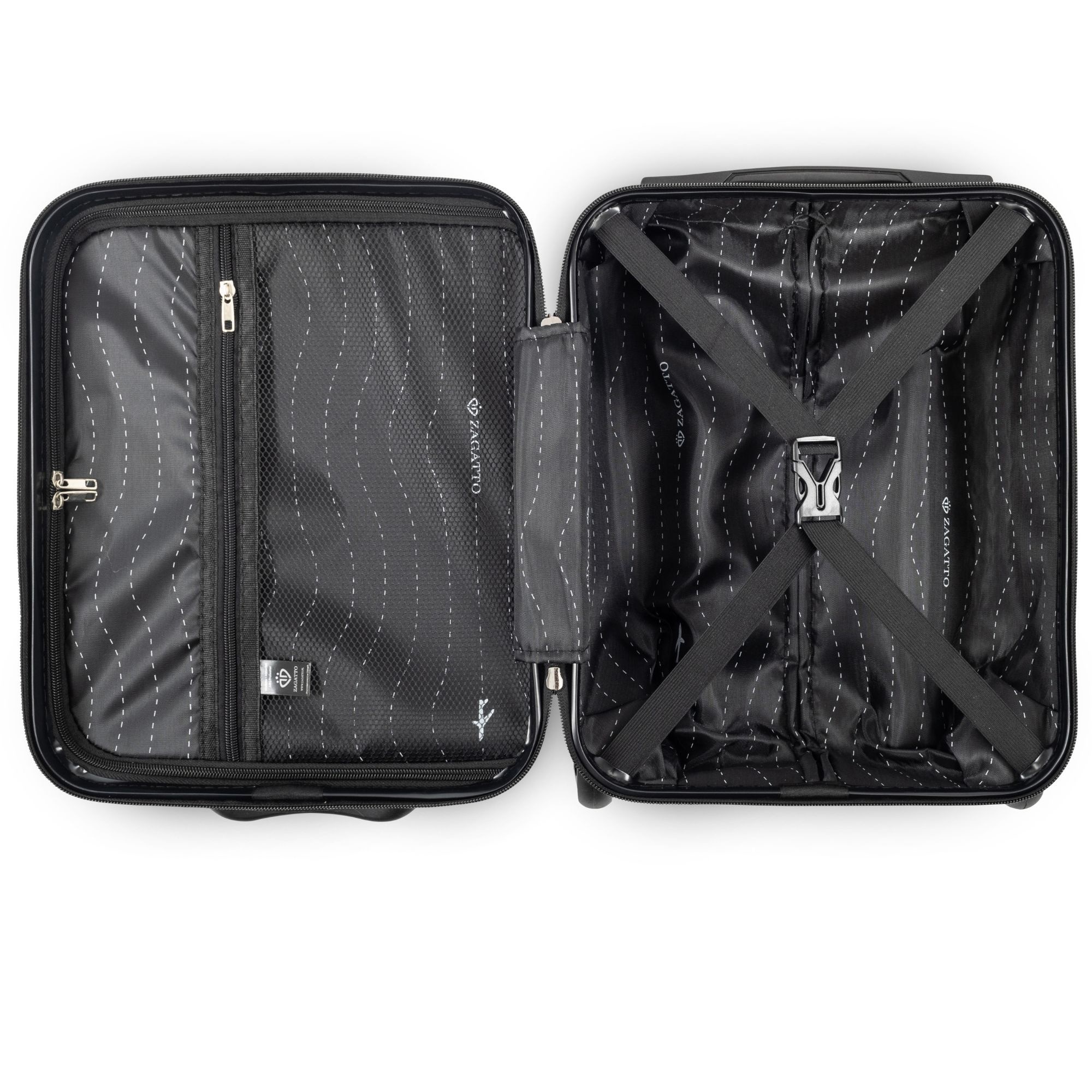 Troler cabina avion, Zagatto®, Roz, Dimensiune troler 40x30x20 cm ...