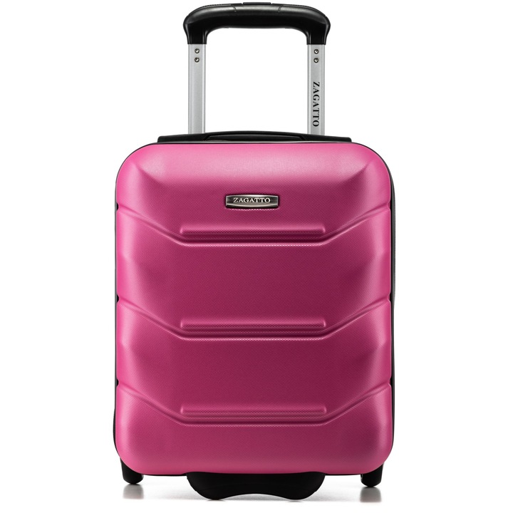 Troler cabina avion, Zagatto®, Roz, Dimensiune troler 40x30x20 cm ...