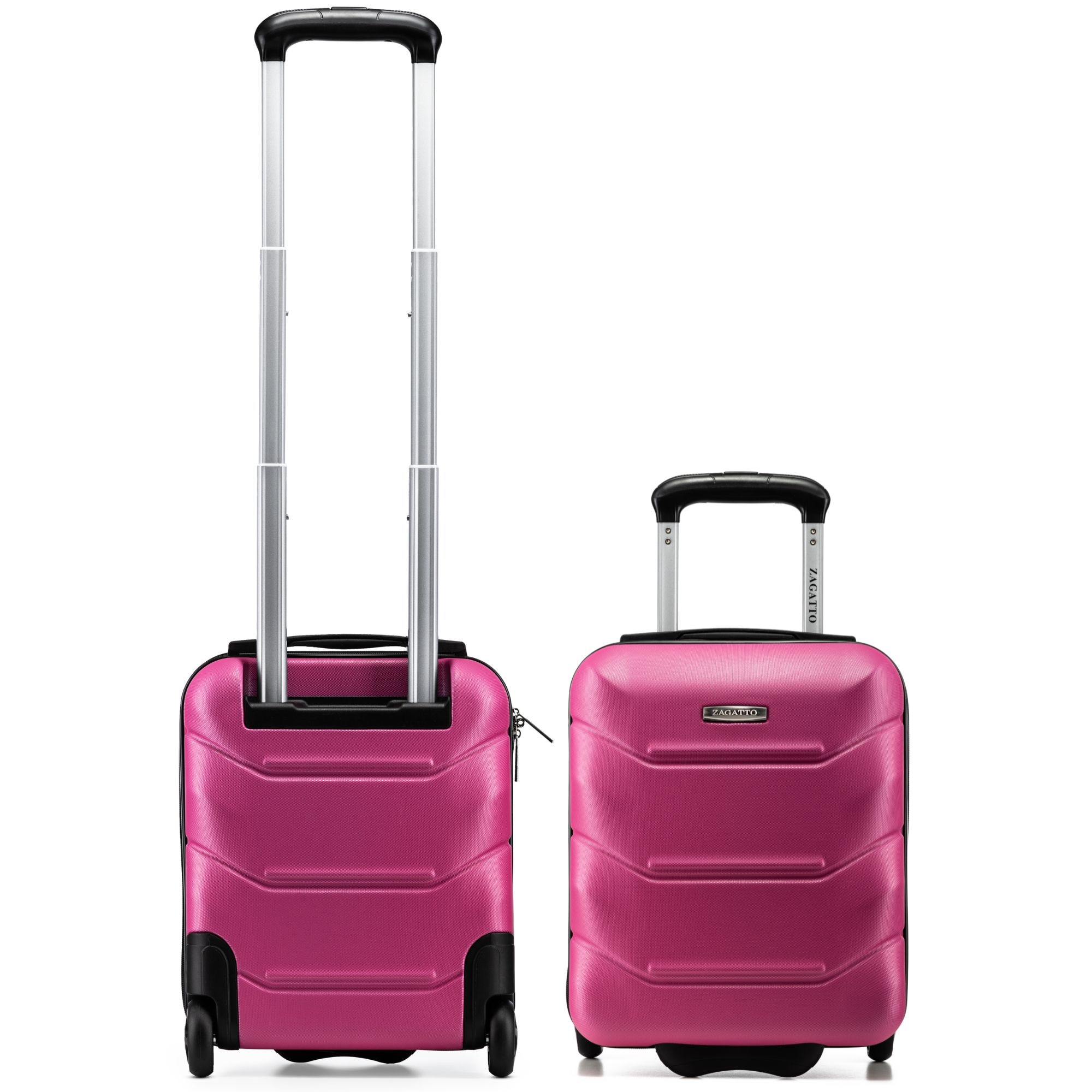 Troler cabina avion, Zagatto®, Roz, Dimensiune troler 40x30x20 cm ...