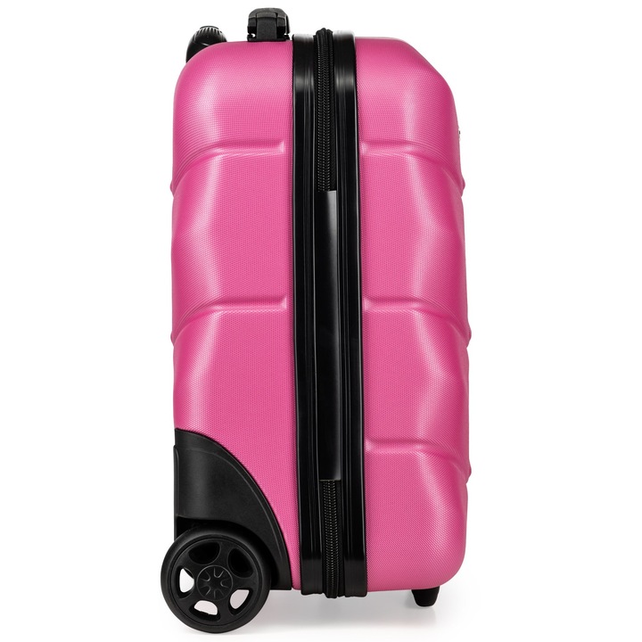 Troler cabina avion, Zagatto®, Roz, Dimensiune troler 40x30x20 cm ...