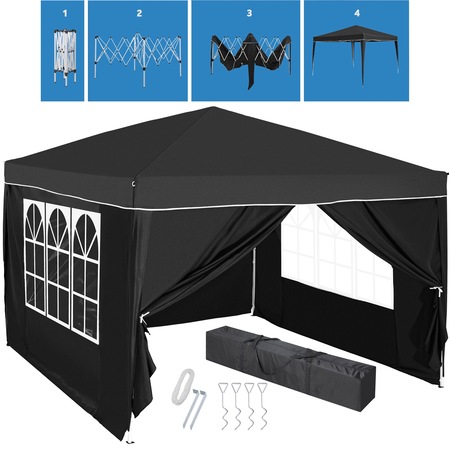 Cort Pavilion De Gradina Pliabil, Kanwod Swift, 295x295x245 cm, Usi 190 ...