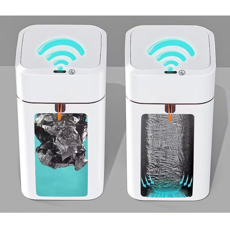 Cos de Gunoi cu Senzor Automat Zibba Life™, 20L, Design Modern si ...