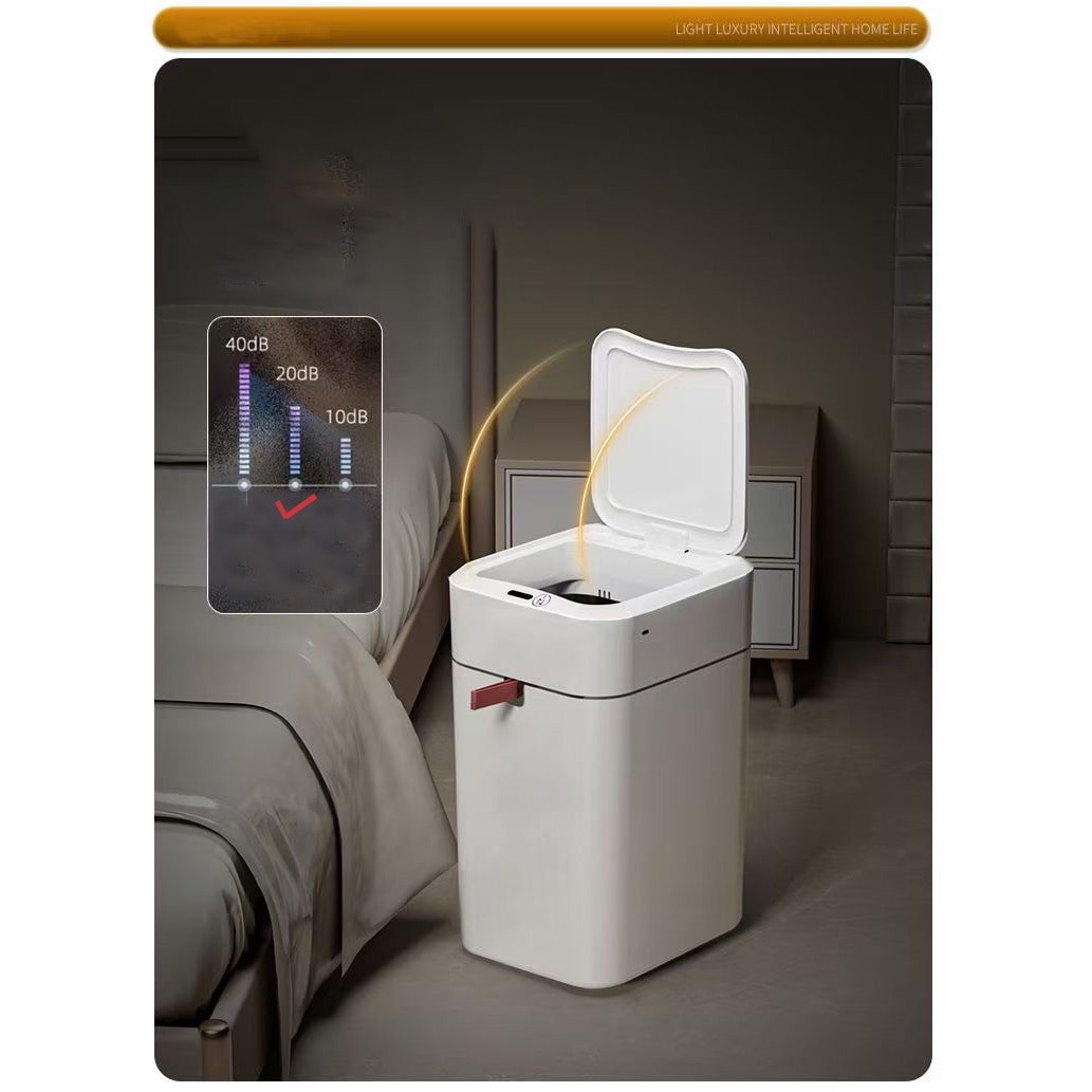 Cos de Gunoi cu Senzor Automat Zibba Life™, 20L, Design Modern si ...