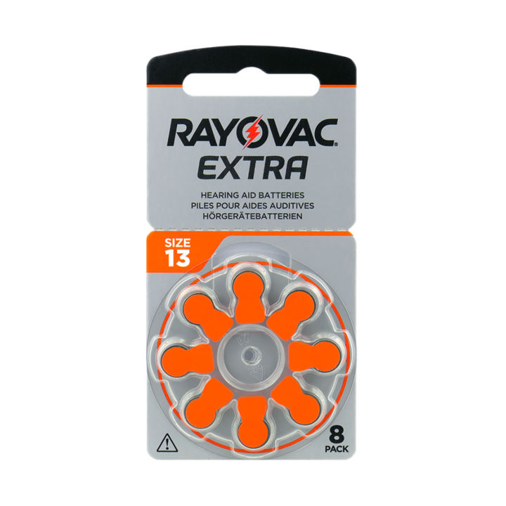 8 db Rayovac Extra 13 db hallókészülék elem - eMAG.hu