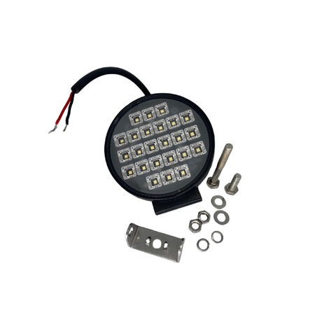 Proiector LED rotund 24x LED cu intrerupator - eMAG.ro