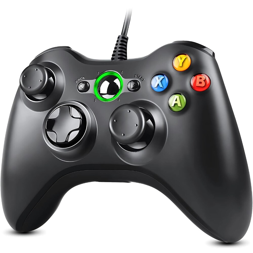 Controler gamepad cu fir JOZY®, design ergonomic, performanta ...