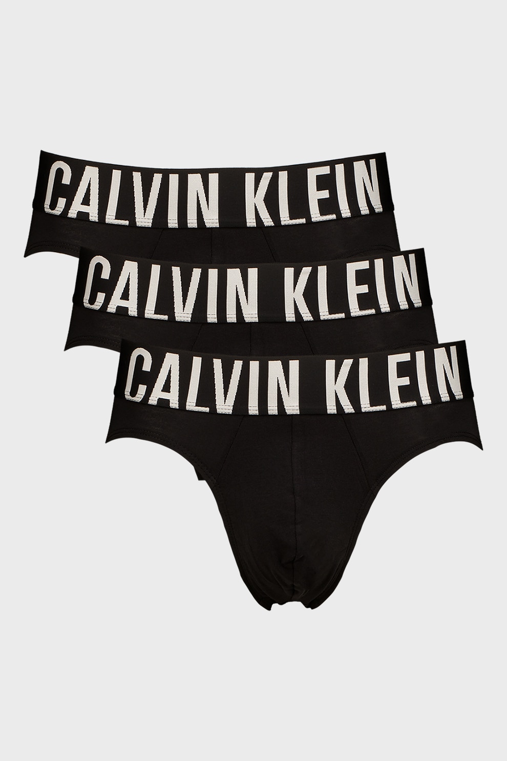 CALVIN KLEIN, Set de chiloti cu banda logo in talie -3 Perechi, Negru ...