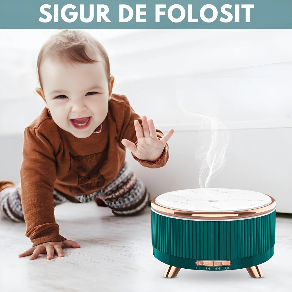 Difuzor aromaterapie Promerco®, design practic, functional, pentru ulei ...