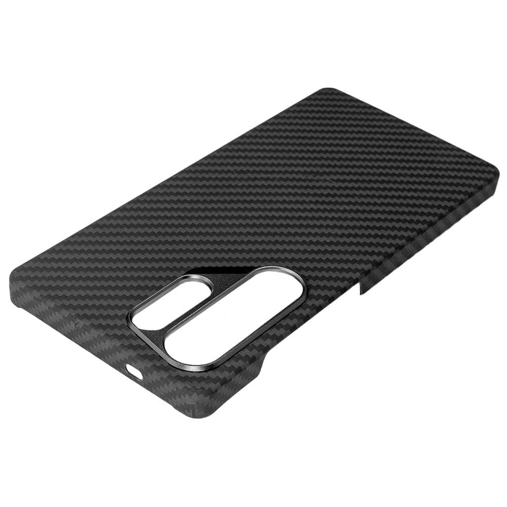 Husa fibra de carbon MagSafe SILKASE pentru Samsung S25 Ultra, aramid ...