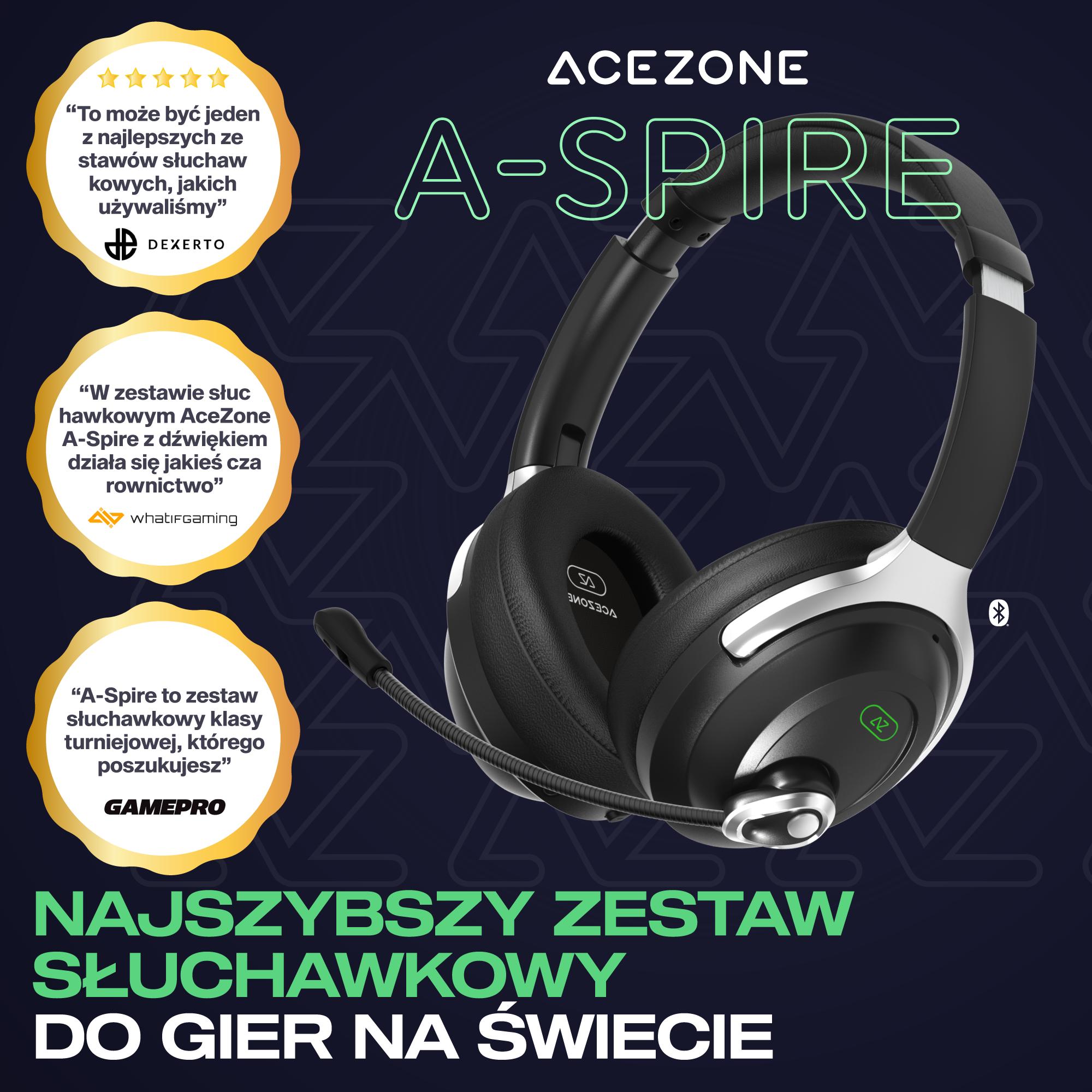 Casti fara fir AceZone a-Spire cu microfon - eMAG.ro