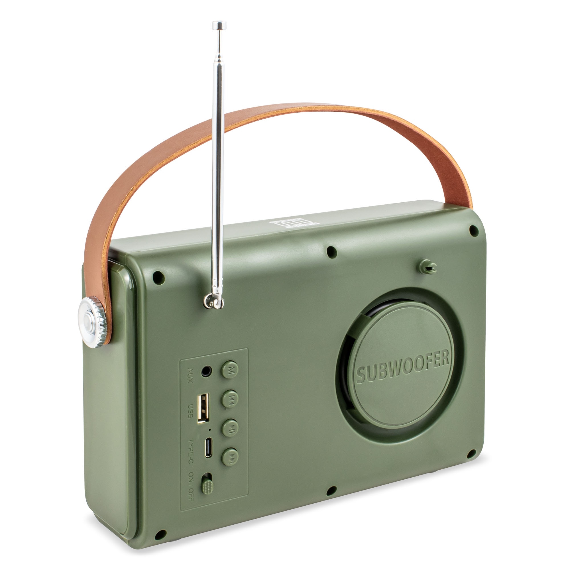 Radio retro cu difuzor Bluetooth Electromures EM 1005, 5V, Baterie ...