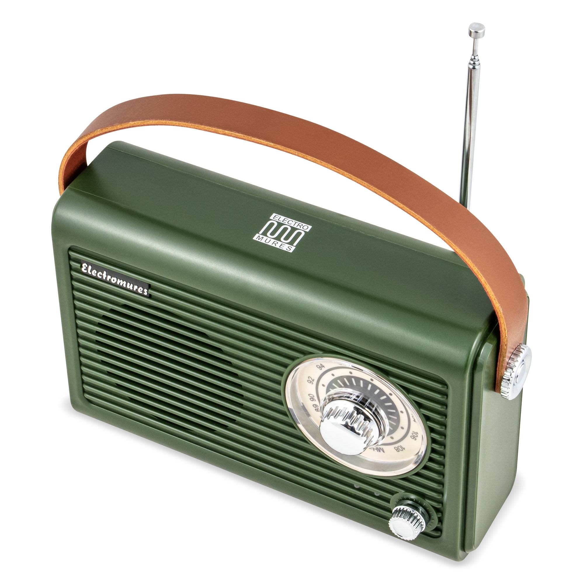 Radio retro cu difuzor Bluetooth Electromures EM 1005, 5V, Baterie ...