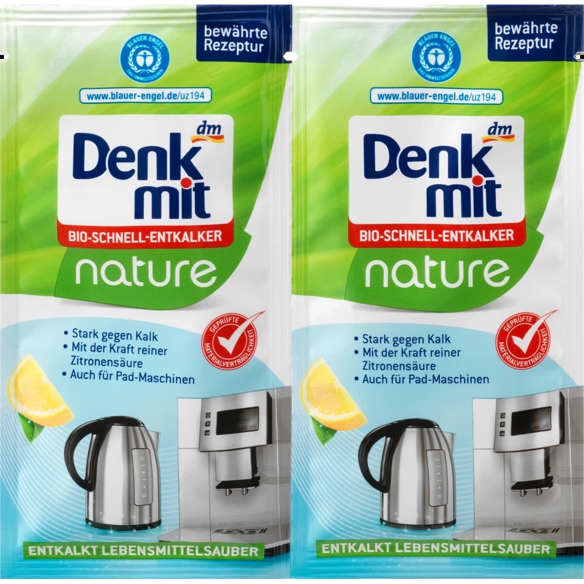 Detartrant, dm-drogerie markt, set 2 x 25 g, eficient, pe baza de acid ...