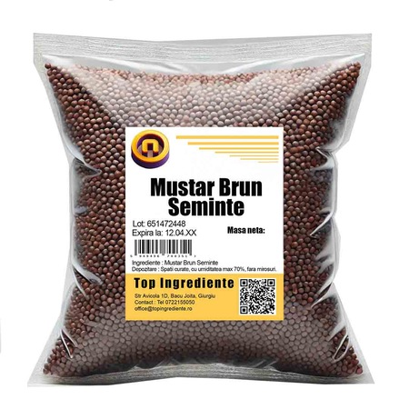 Mustar Brun Seminte - Mustar Boabe Brun 1kg - eMAG.ro