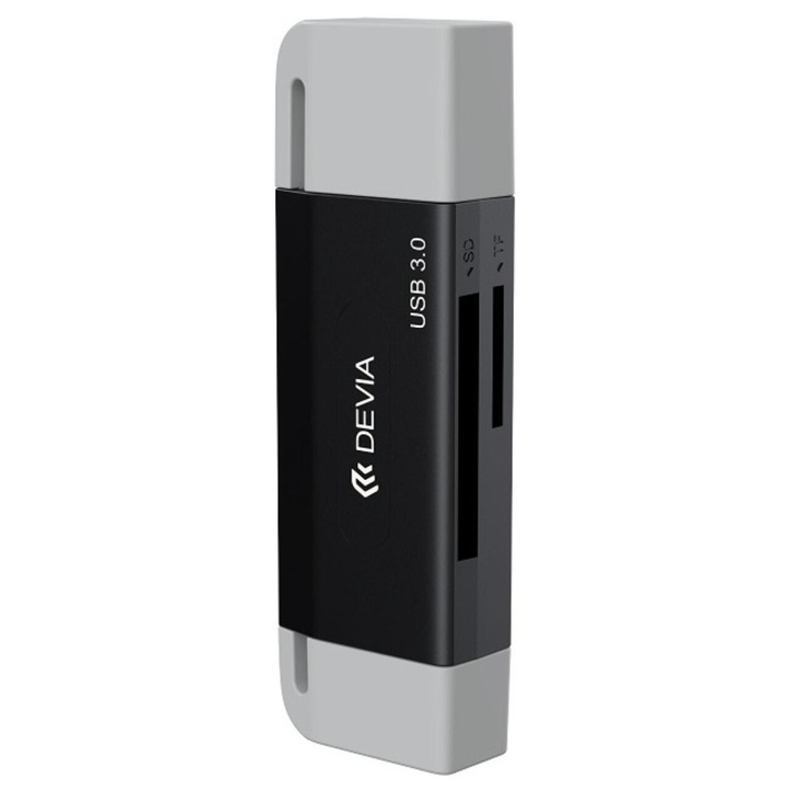 Devia 2 az 1-ben Leopard Series USB és Type-C kártyaolvasó, nagy ...
