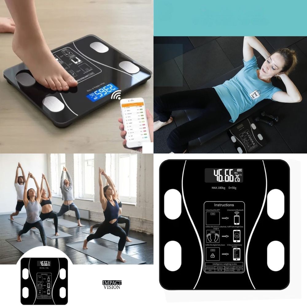 Cantar electronic inteligent, Aplicatie smart, Corporal, Ecran digital ...