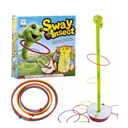 Joc de aruncare Sway Insect, 9 Cercuri, 3 trepte de inaltime ...