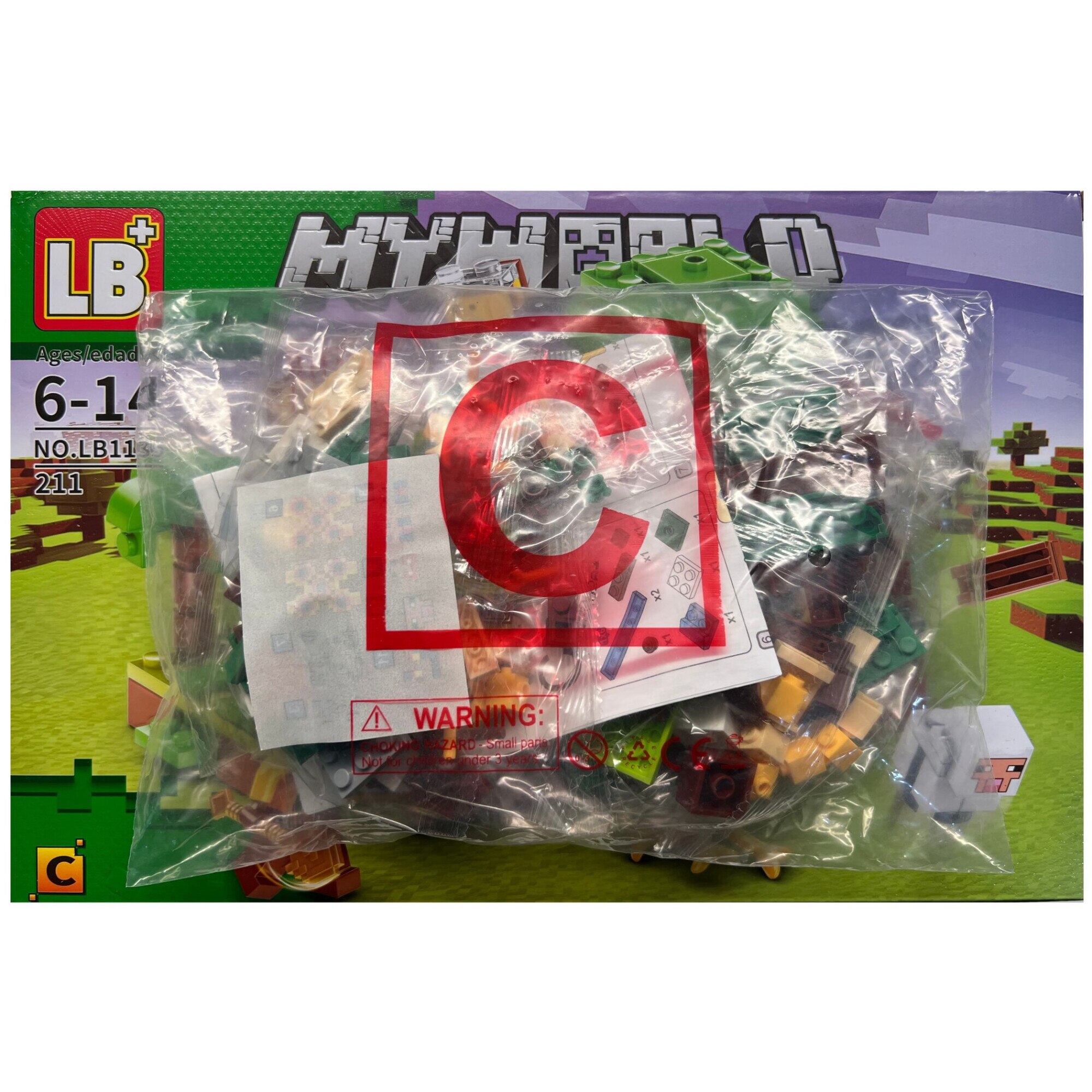Set de constructie LB Minecraft My World 4 in 1, 211 piese - eMAG.ro