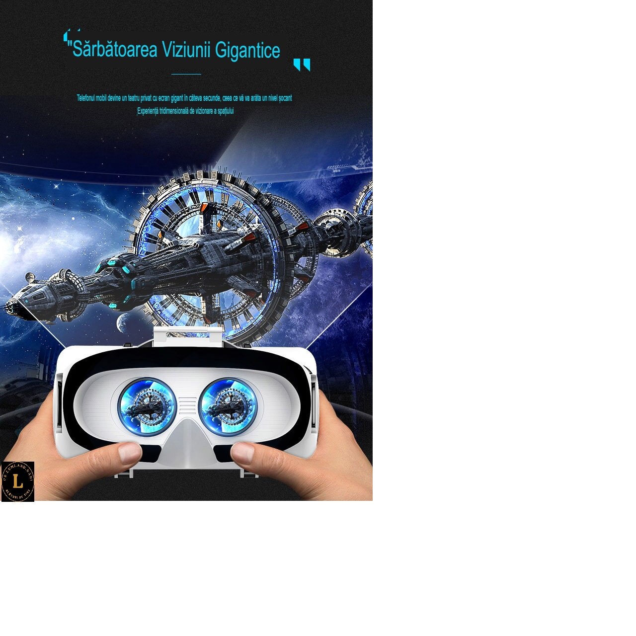 Super Ochelari 3D Filme si Jocuri HD VR Realitate augmentata, Telefon 4 ...