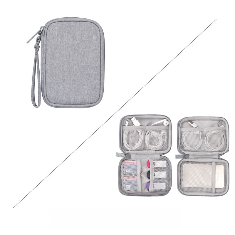 Калъф за съхранение на външен твърд диск, 2,5", UYD двуслоен дизайн ...