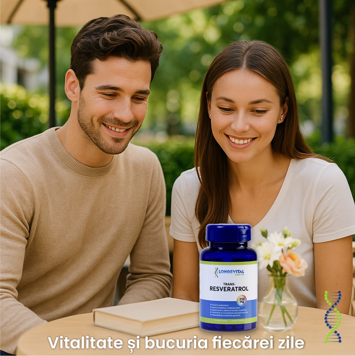 Resveratrol Trans Trio Pack, 3 x 60 capsule, 250 mg, Longevital - eMAG.ro