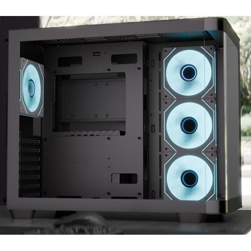 Carcasa Aerocool P500C V1, SPCC Steel ATX + Tempered Glass Mid Tower, 4 ...