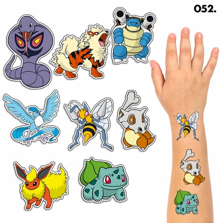 Tatuaje temporare pentru copii, World Case, set 1 foaie, multicolor ...