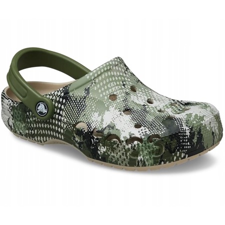 Saboti Femei, Crocs, Baya Seasonal Printed 206230 Clog, Bej, 38-39 EU ...