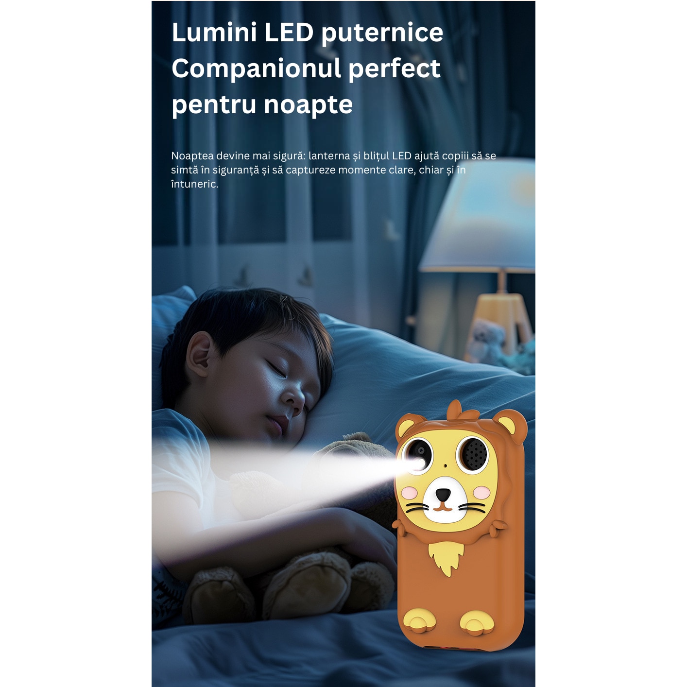 ZYTEQ® Q13 Детски мобилен телефон с 2.8'' IPS екран, 1080P фото/видео ...