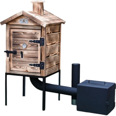 Afumatoare din lemn de gradina pentru peste, carne si branza 50x50x60 ...