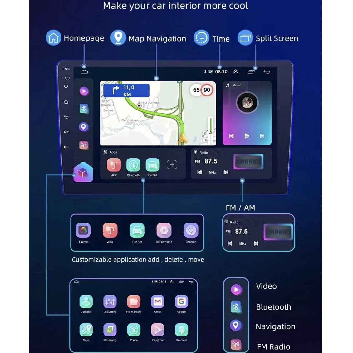 Navigatie Volkswagen Passat B6 / B7 / CC, 2GB RAM 4G SIM CARD, canbus ...