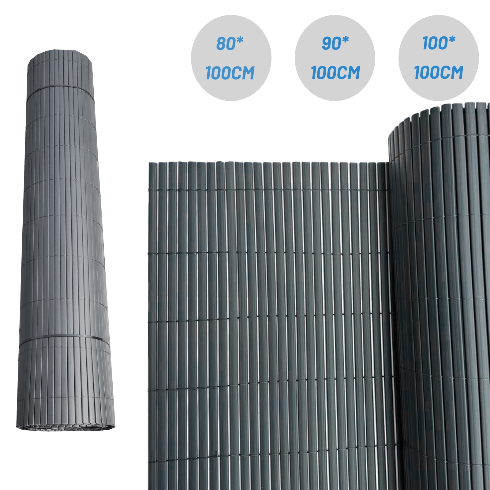 Gard opac, Placa de protectie din PVC pentru intimitate, Gard de ...