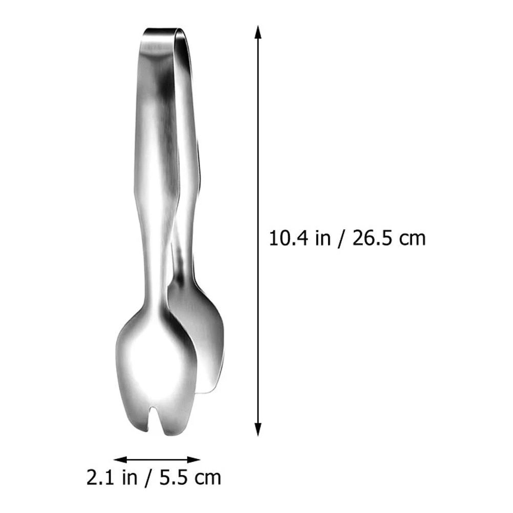 Set 2 clesti de bucatarie pentru desert, argintiu, inox - eMAG.ro