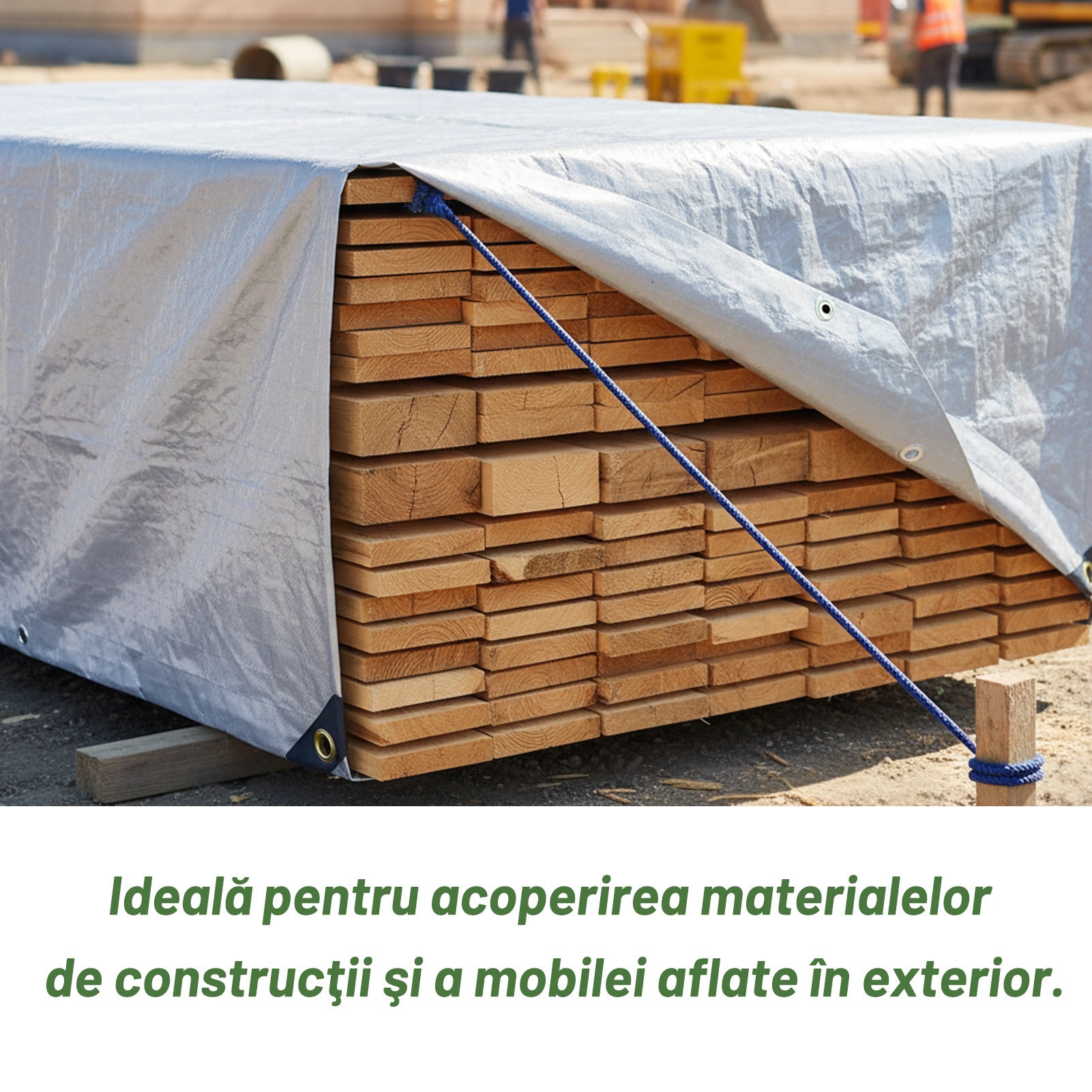 Prelata, prelata impermeabila, prelata cu ochiuri, 680 g/m², material ...